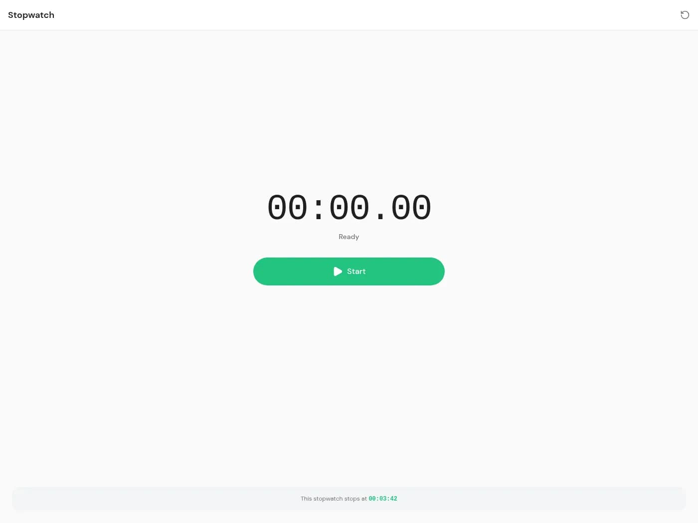 Secret Stopwatch