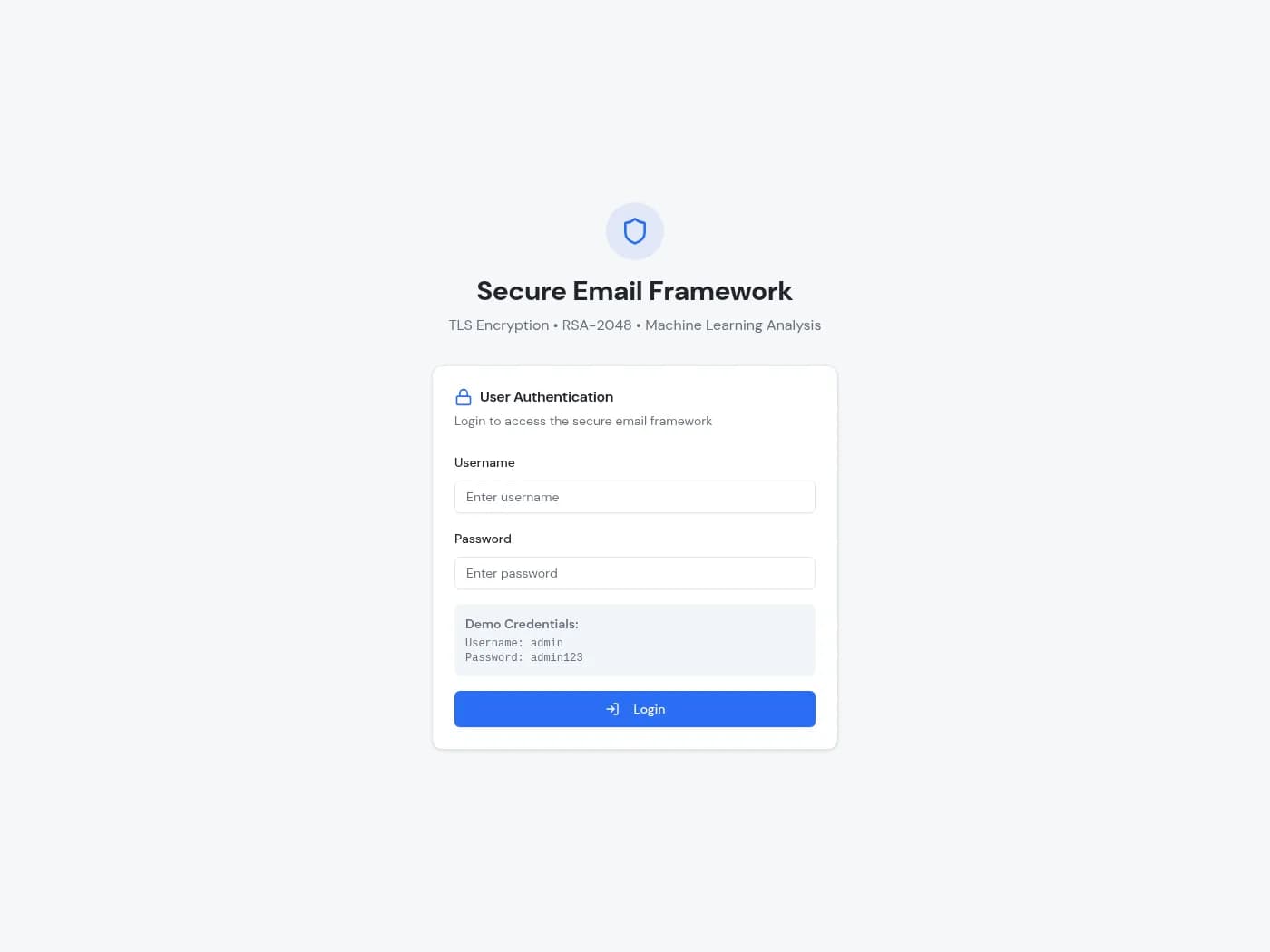 Secure Email Communication Simulator with Encrypted Transmission & Intelligent Analysis