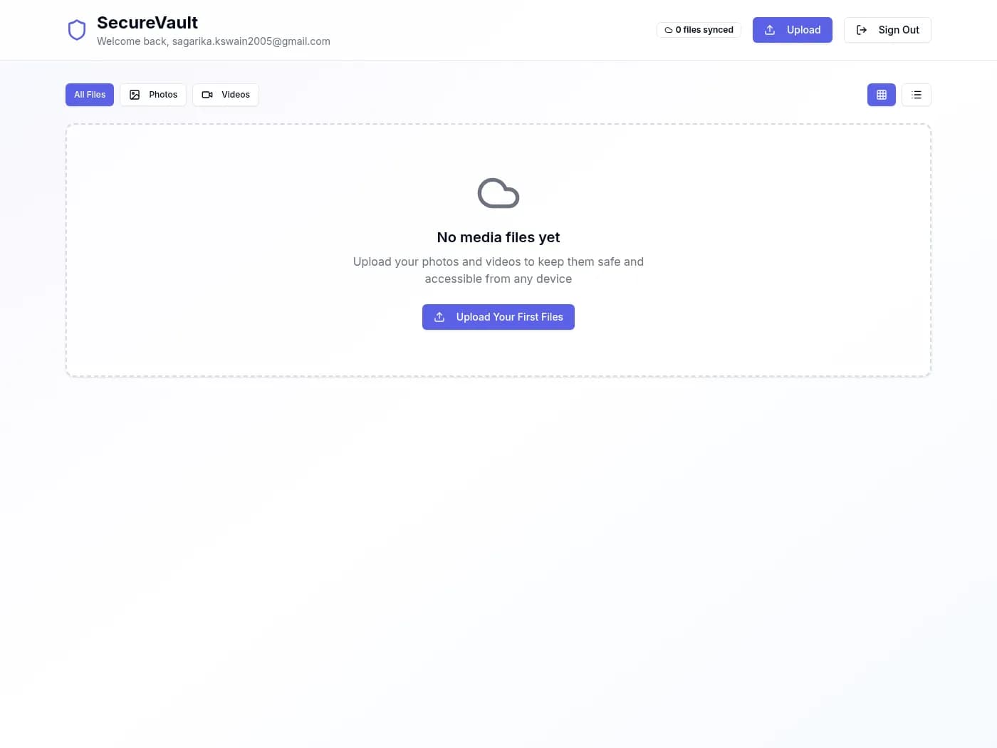 Secure Photo & Video Cloud Recovery App