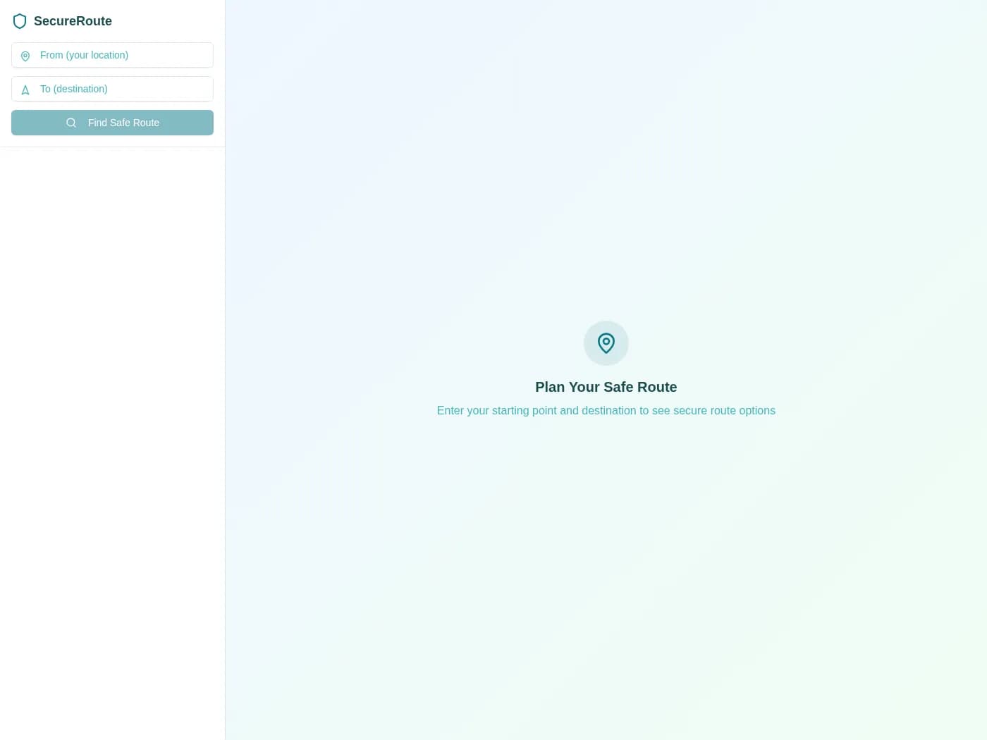 Secure Route Navigator