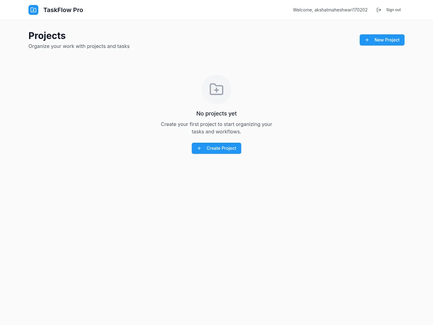 Secure Full-Stack Task Manager Dashboard with Next.js, Firebase, and Tailwind