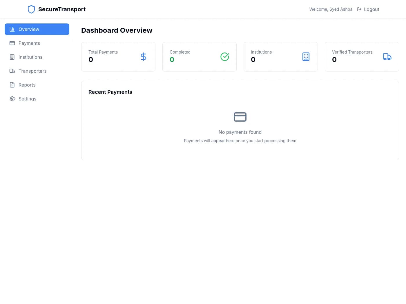 Secure Monthly Transport Payment App for Institutions