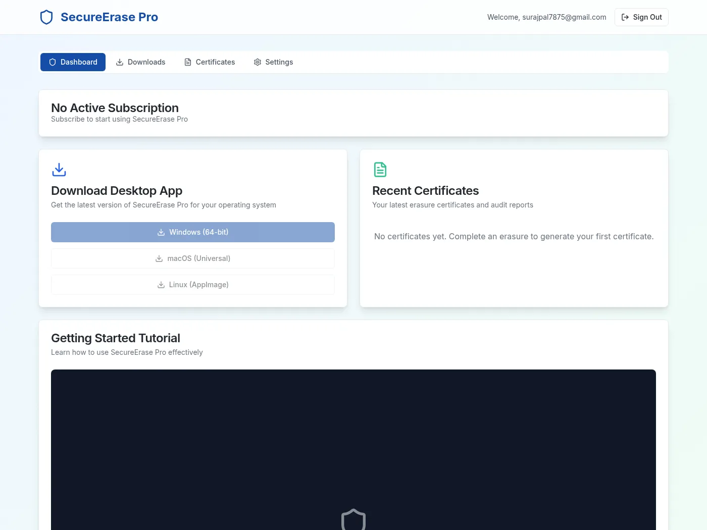 SecureErase Pro: Subscription-Based Data Erasure Suite