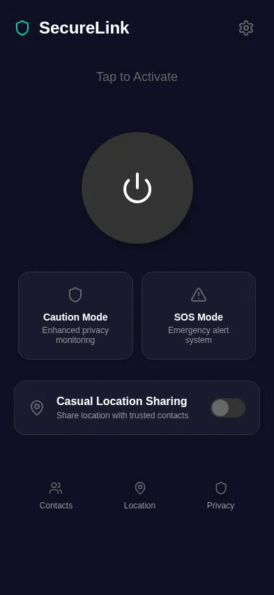 SecureLink: VPN-Style Security Mobile App