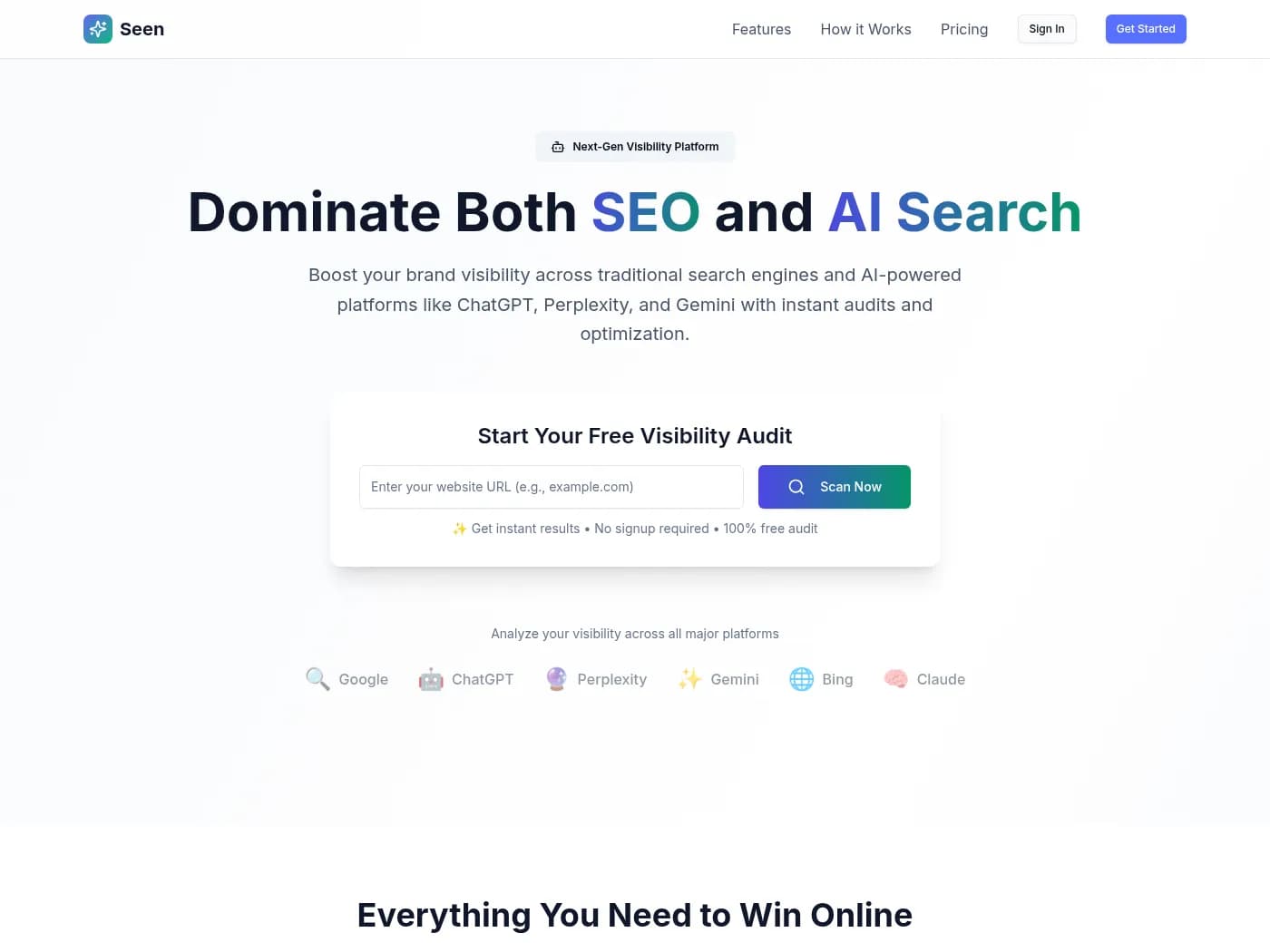 Seen - Visibility Optimization Platform