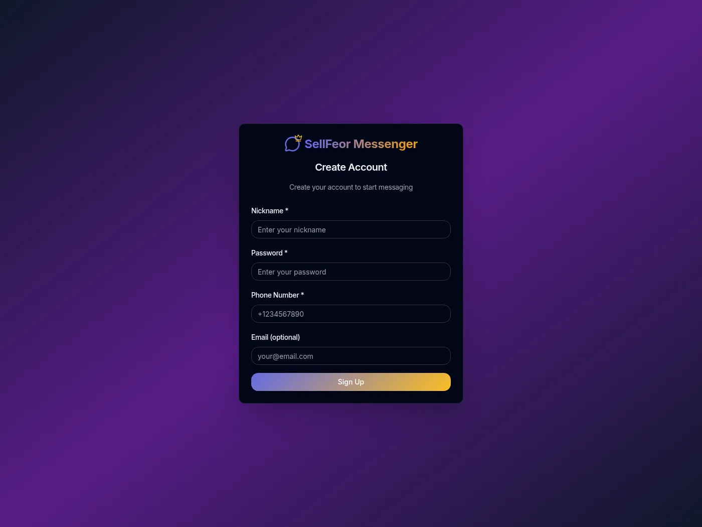 SellFeor Messenger: Advanced Local Chat Platform with Real-Time Messaging, Calls, and Premium Features