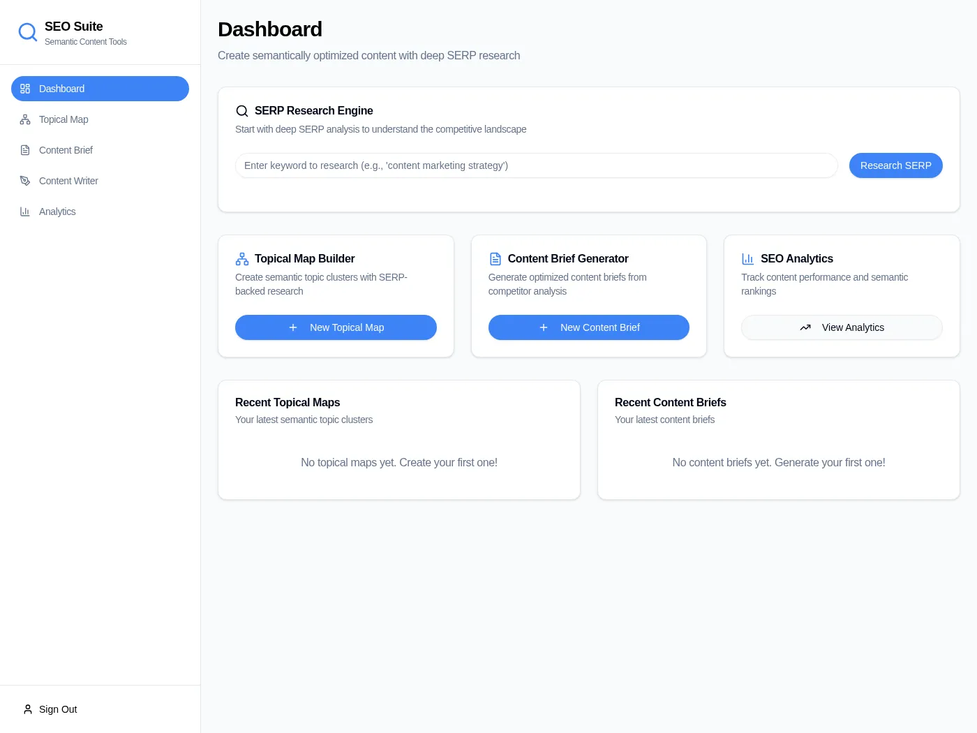 Semantic SEO Content Suite