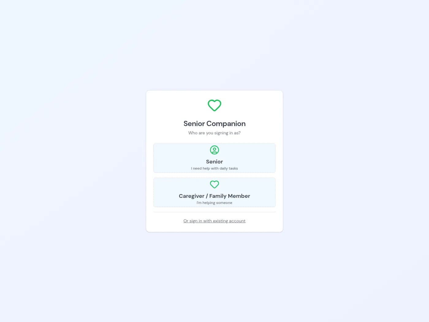 Senior Companion App