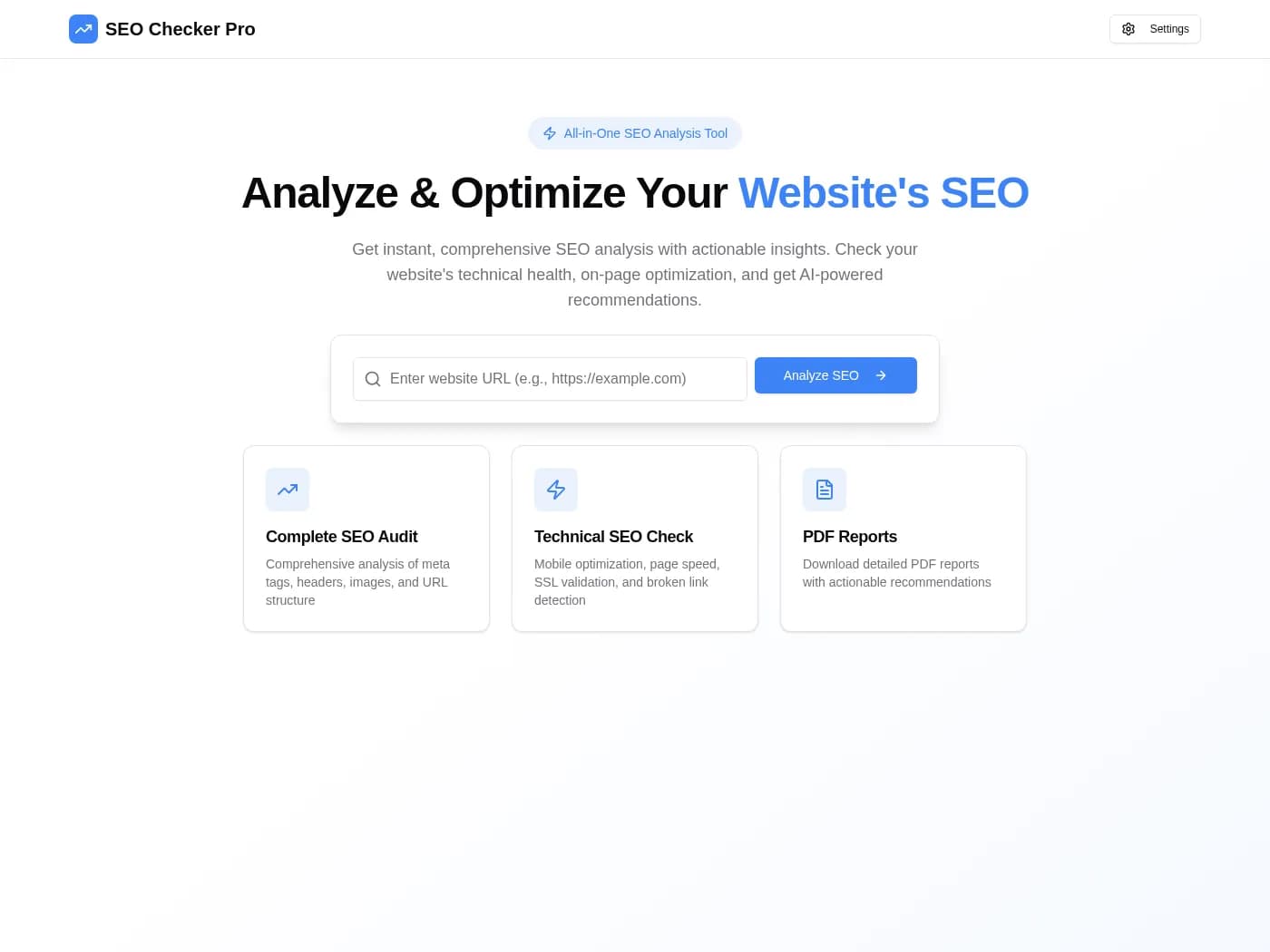 SEO Checker Pro: The Ultimate All-in-One SEO Audit and Optimization Tool