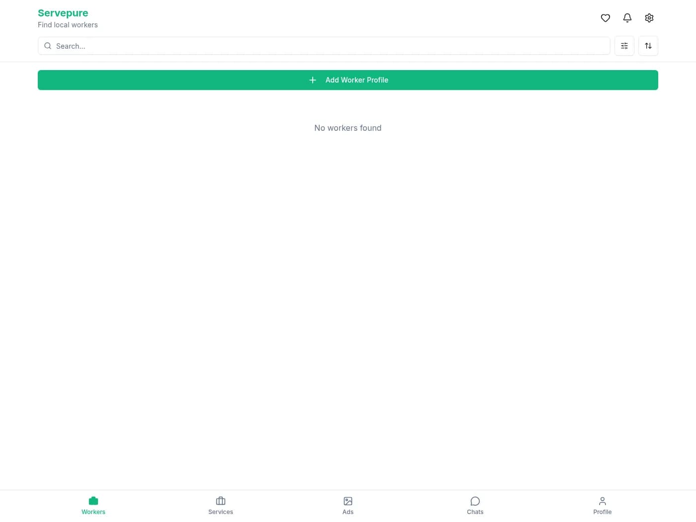 Servepure: Local Services & Marketplace Platform