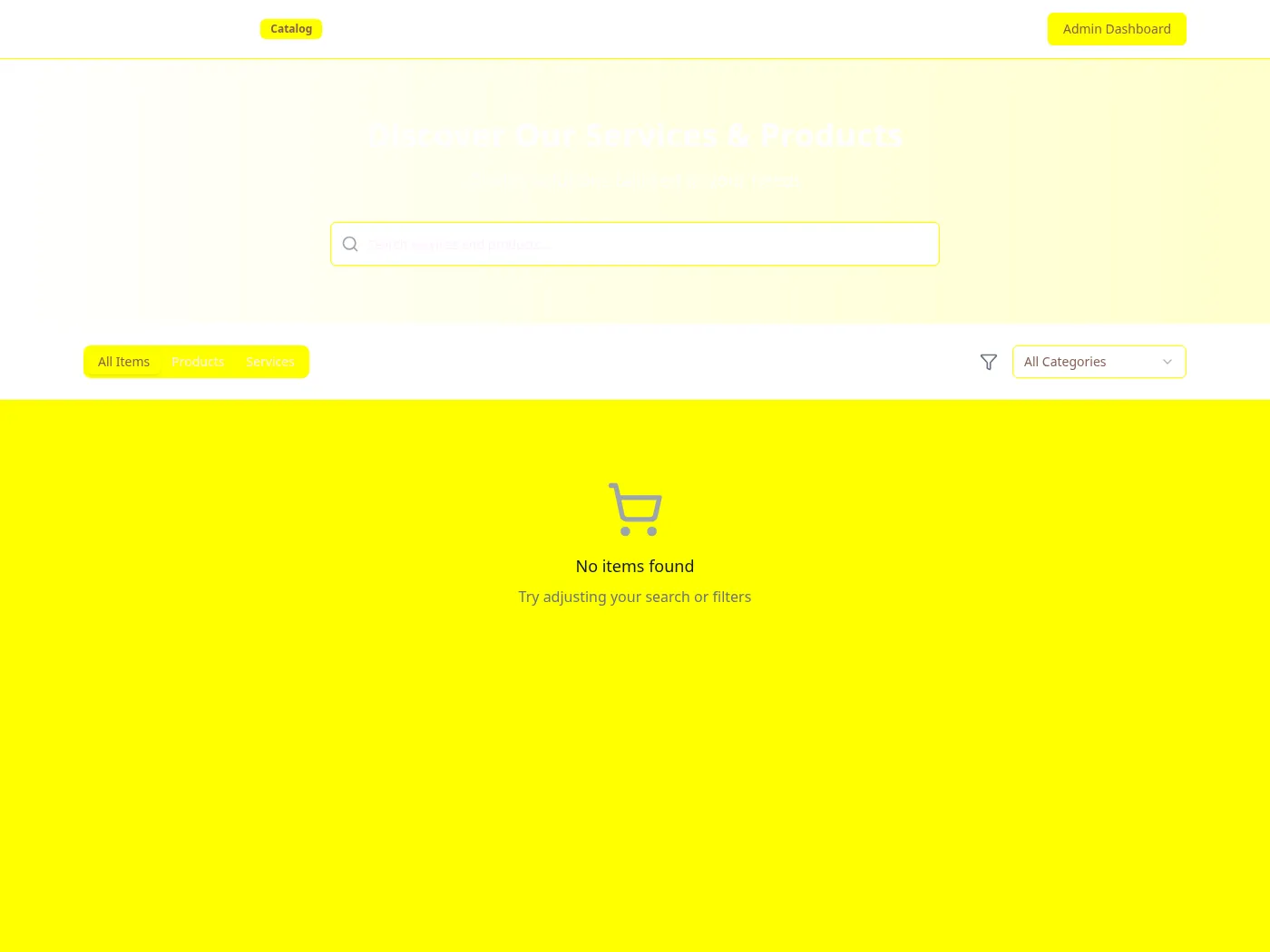 Service & Product Ecommerce Platform with Inquiry and Payment Integration