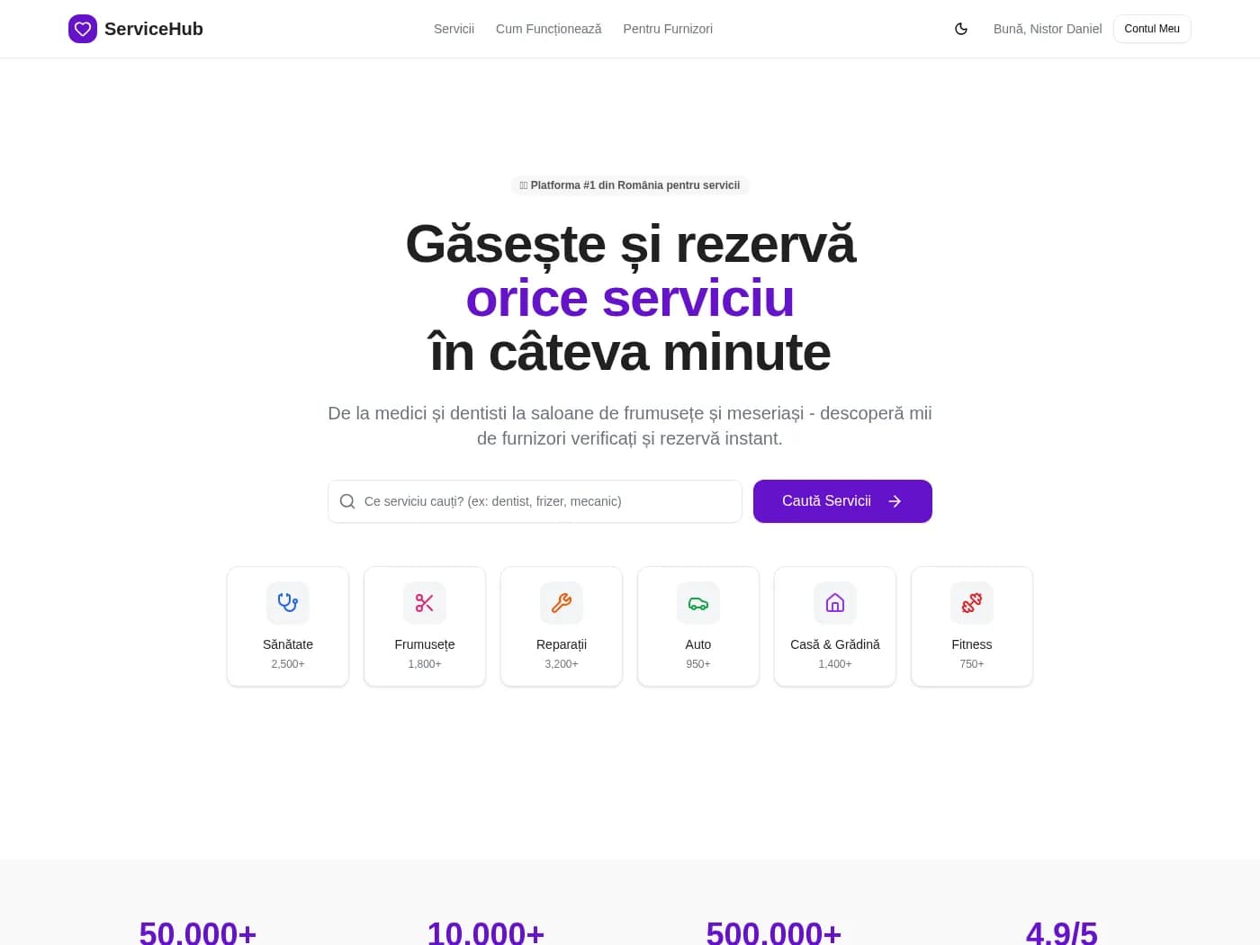 ServiceHub: Modern Marketplace & Booking Platform with Multi-Level Loyalty