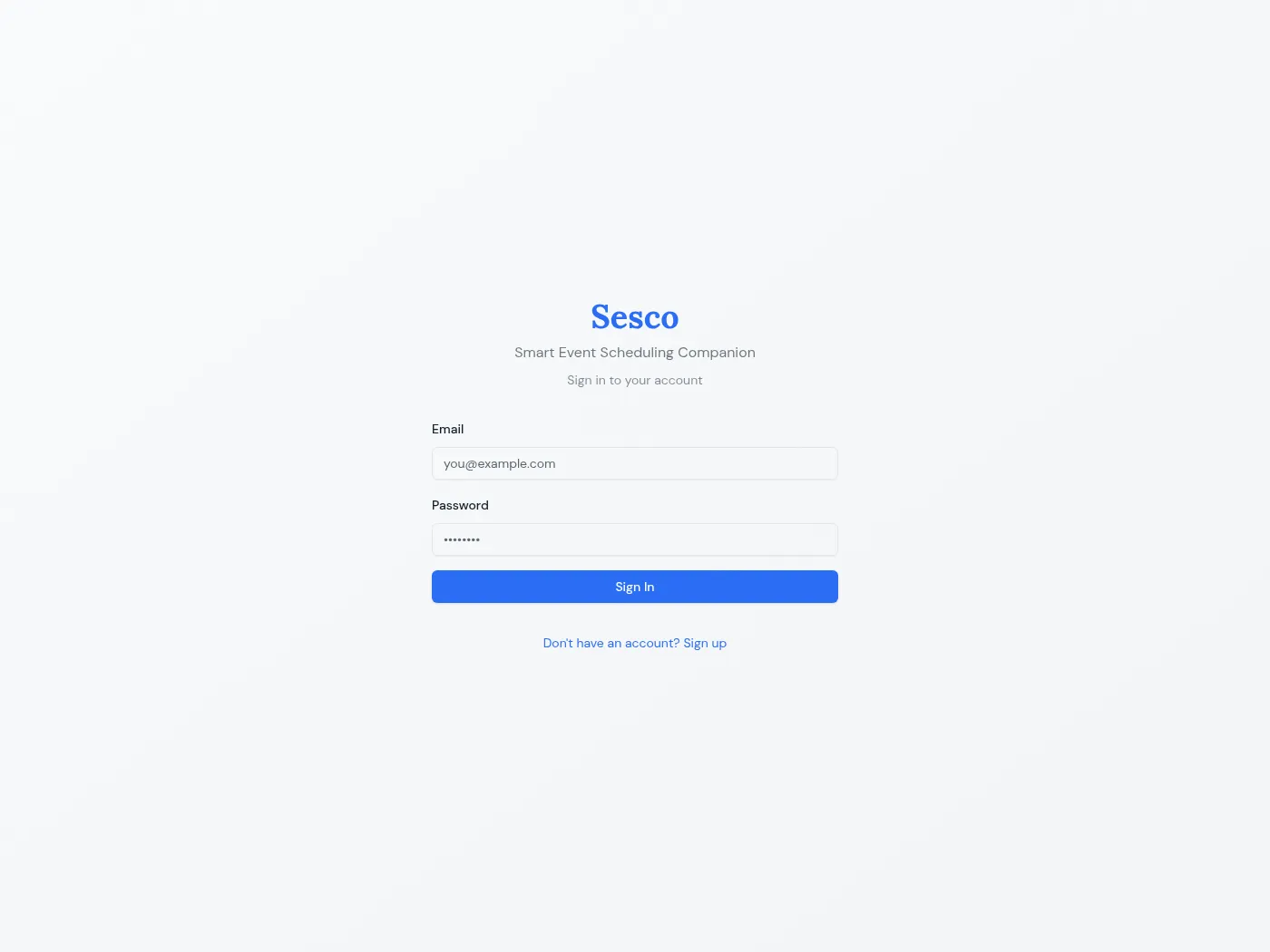 Sesco: Smart Event Scheduling Companion