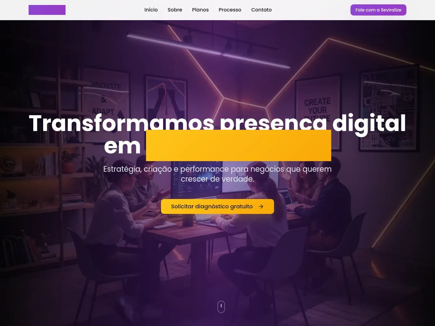 Seviralize Premium Marketing Agency Site