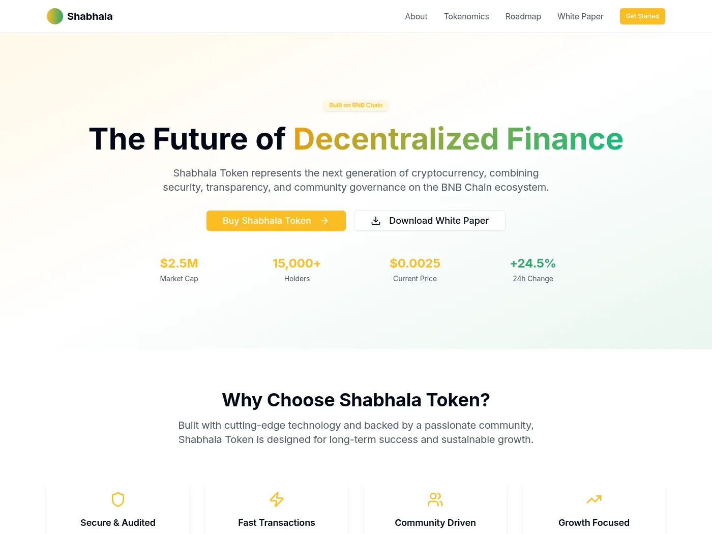 Shabhala Token Official Website