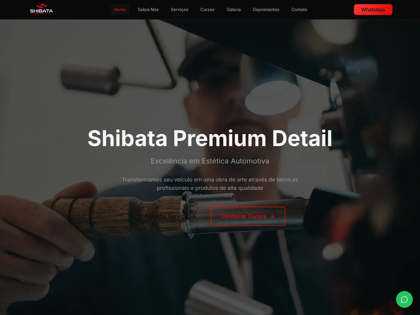 Shibata Premium Detail – Professional Multipage Site for Automotive Detailing Excellence