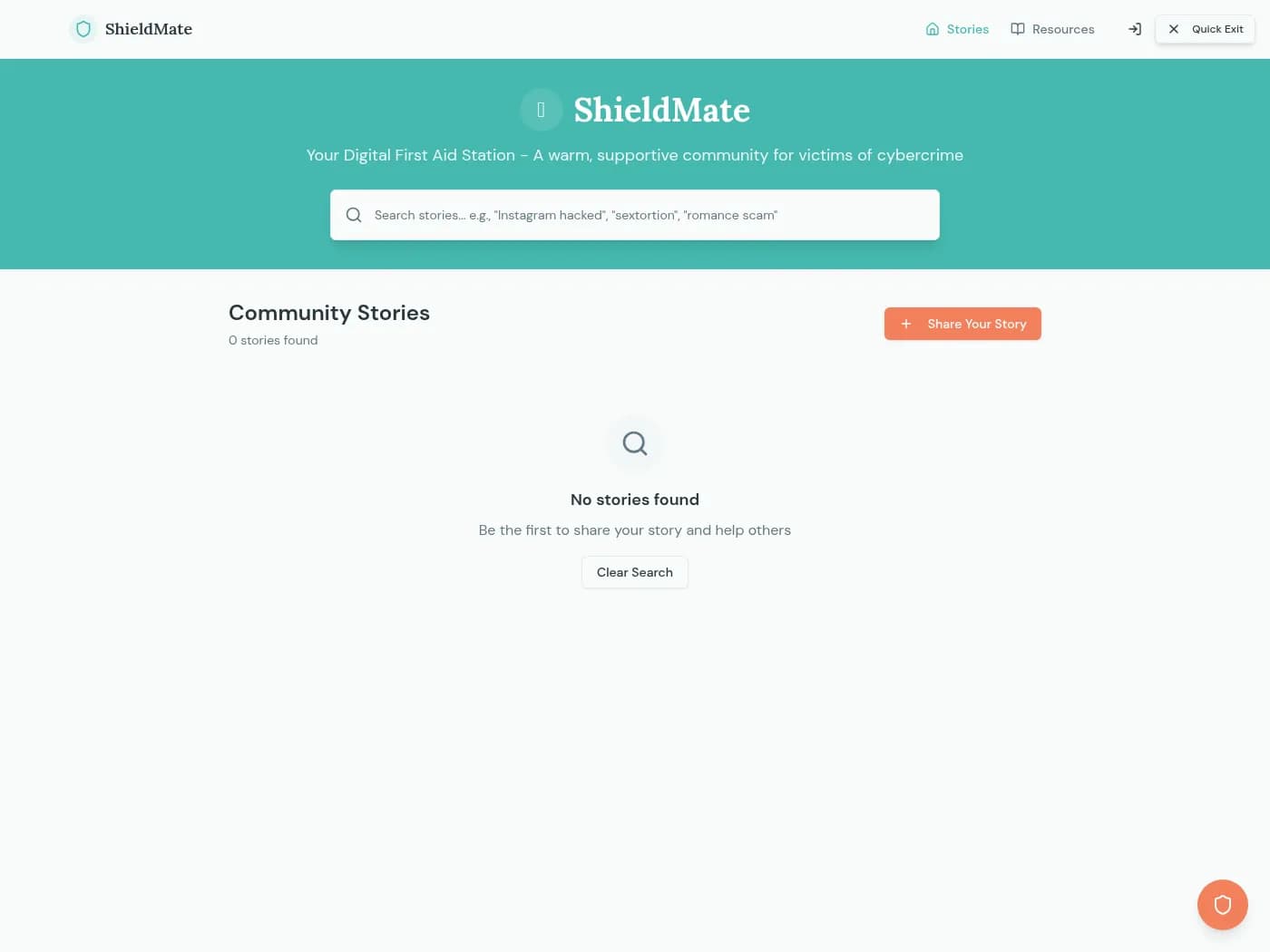 ShieldMate Community Hub