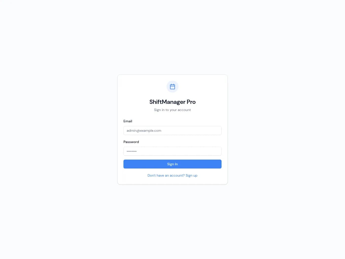 Shift Management System MVP for Convenience Stores