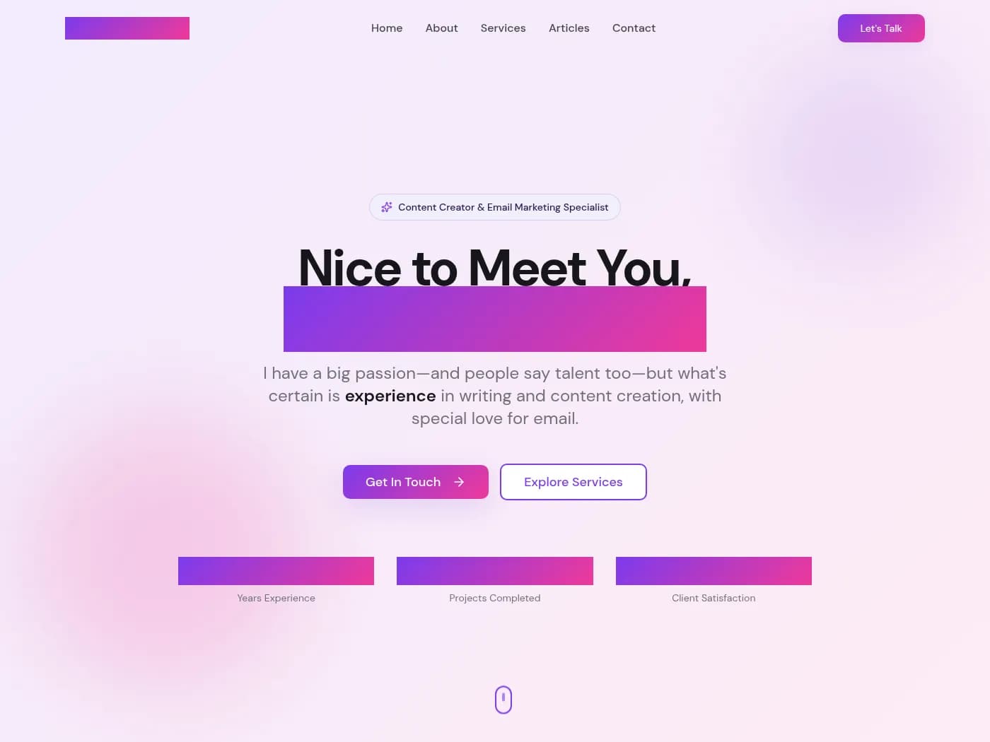 Creative Redesign of Shlomo Weiner's Portfolio Website