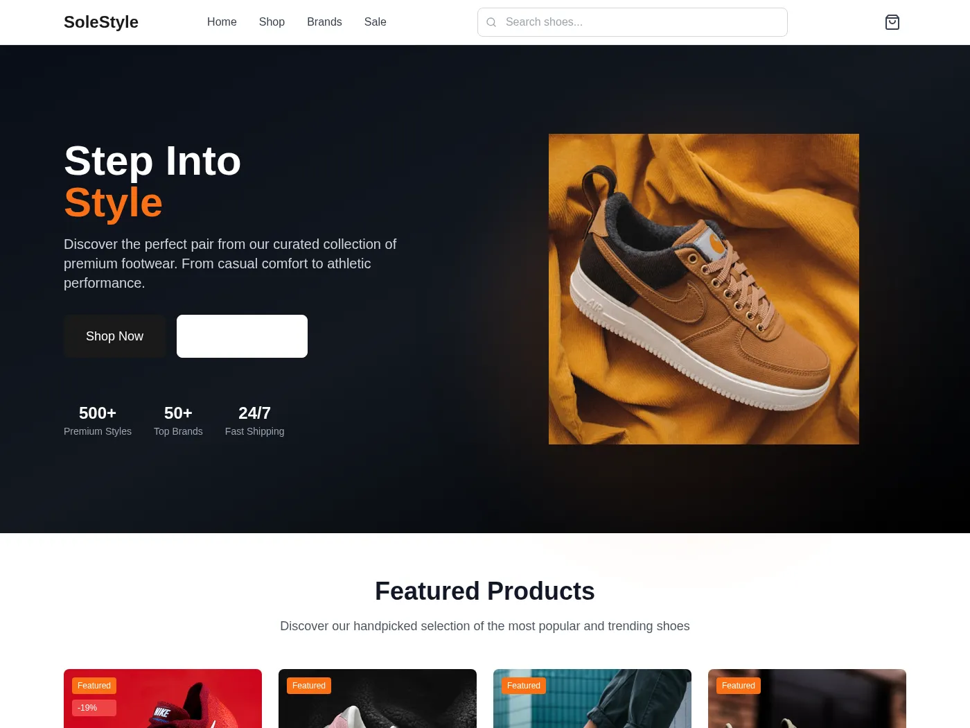 ShoeStore Web Platform