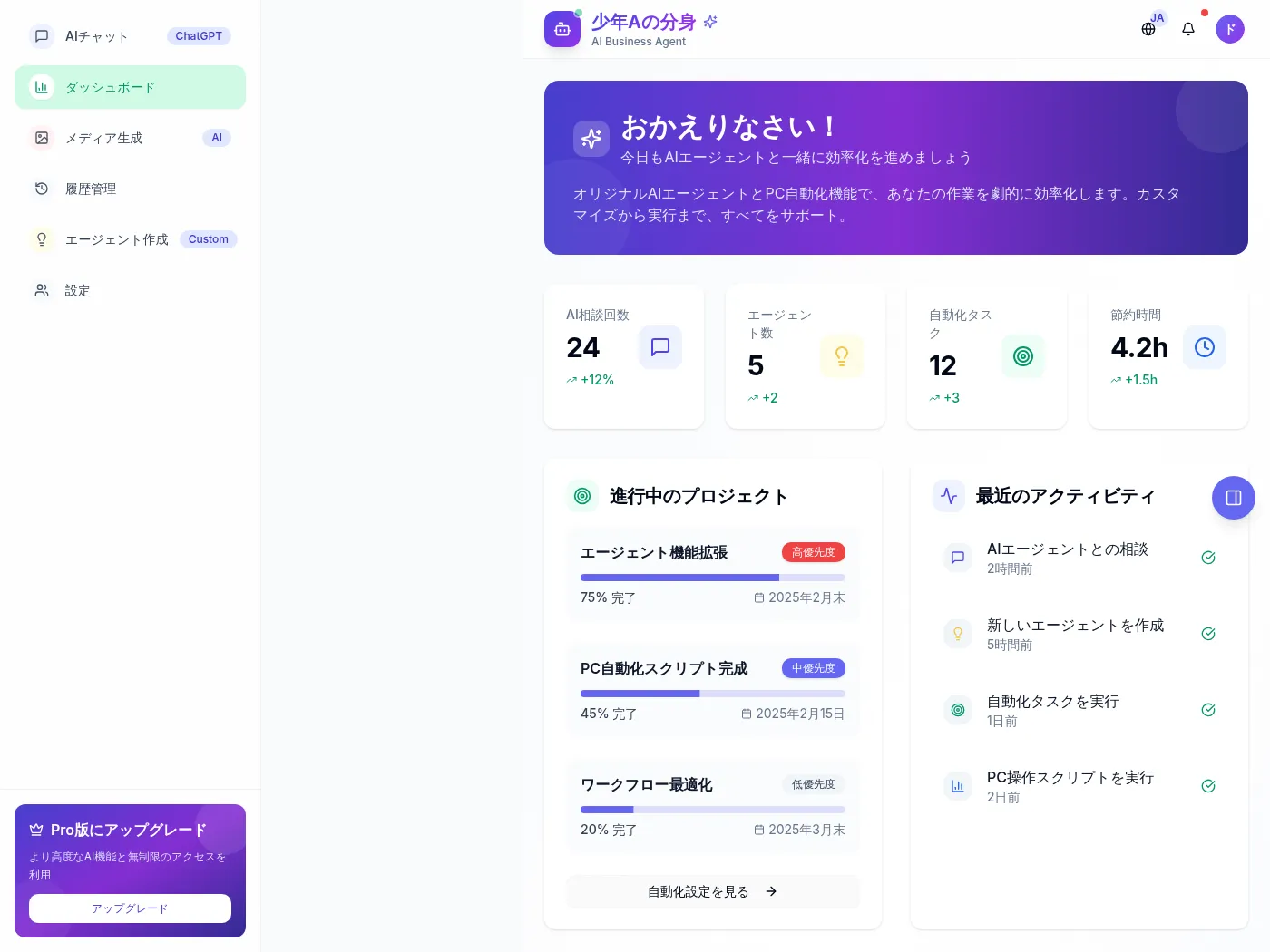 少年Aのたまり場 - AI Agent for Side Business & Entrepreneurs