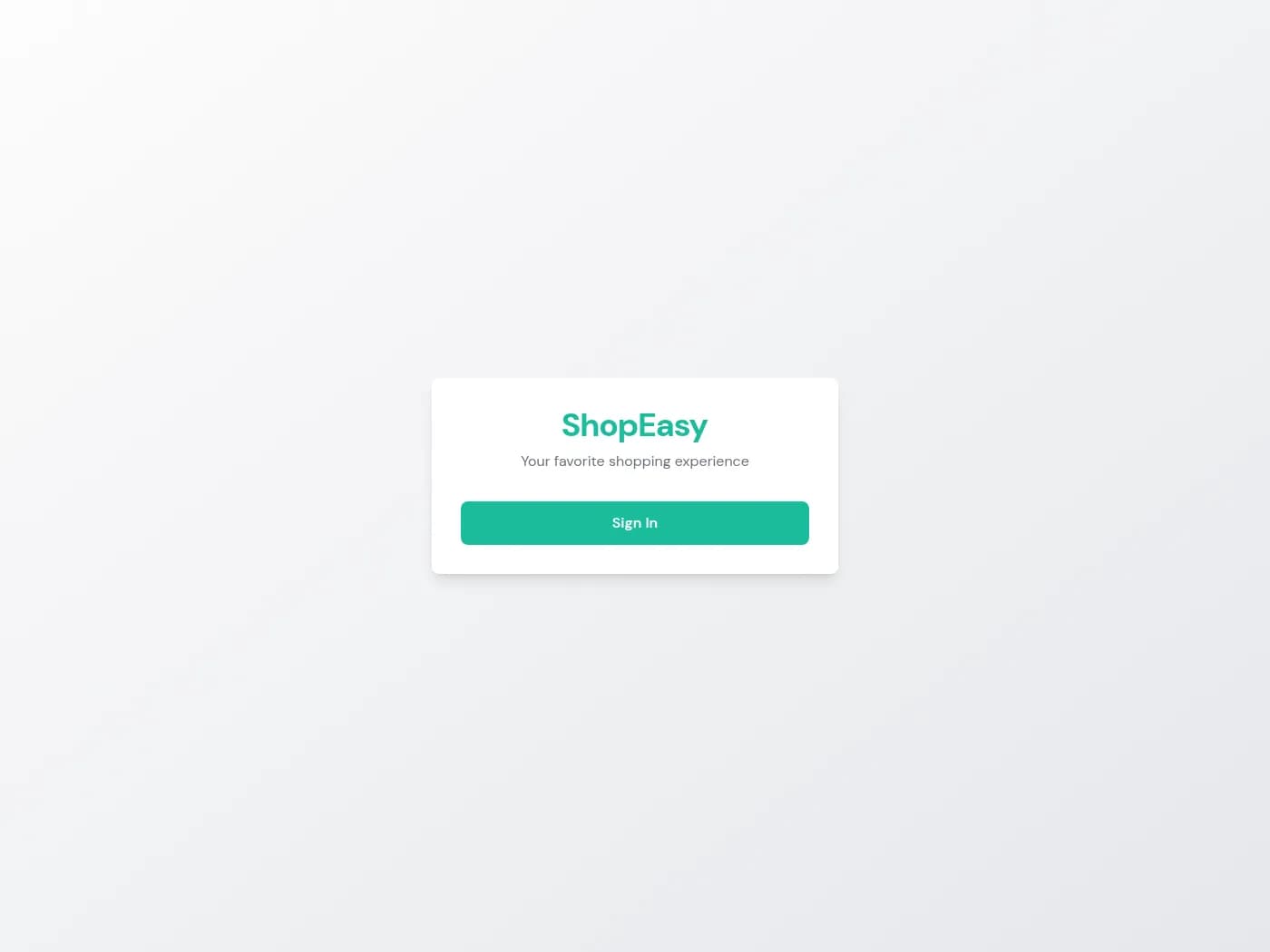 ShopEasy App