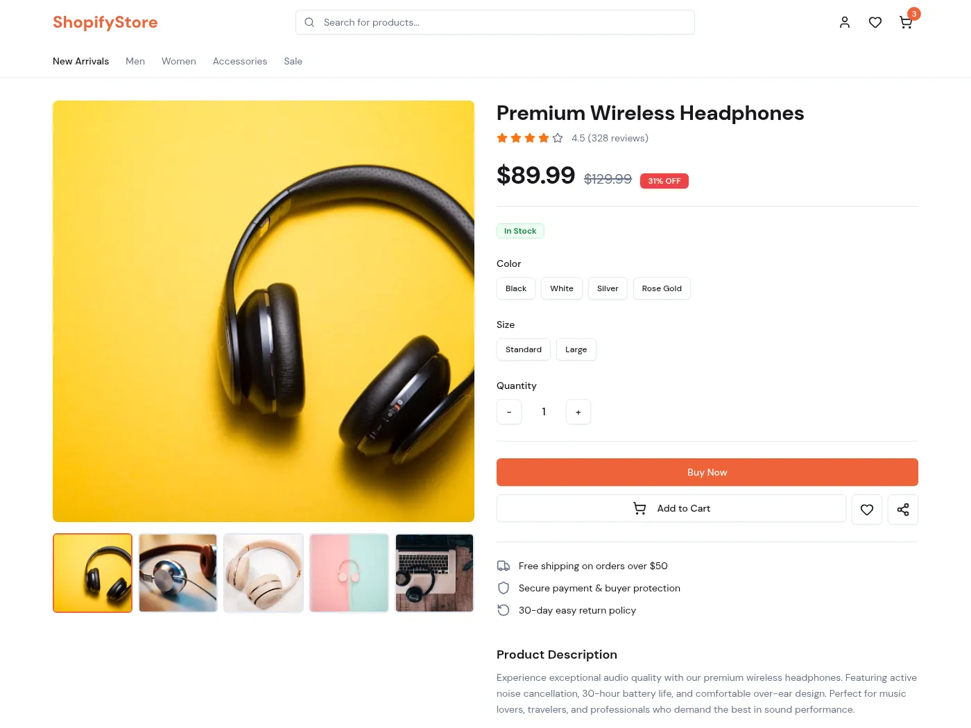Shopify Adapted Website
