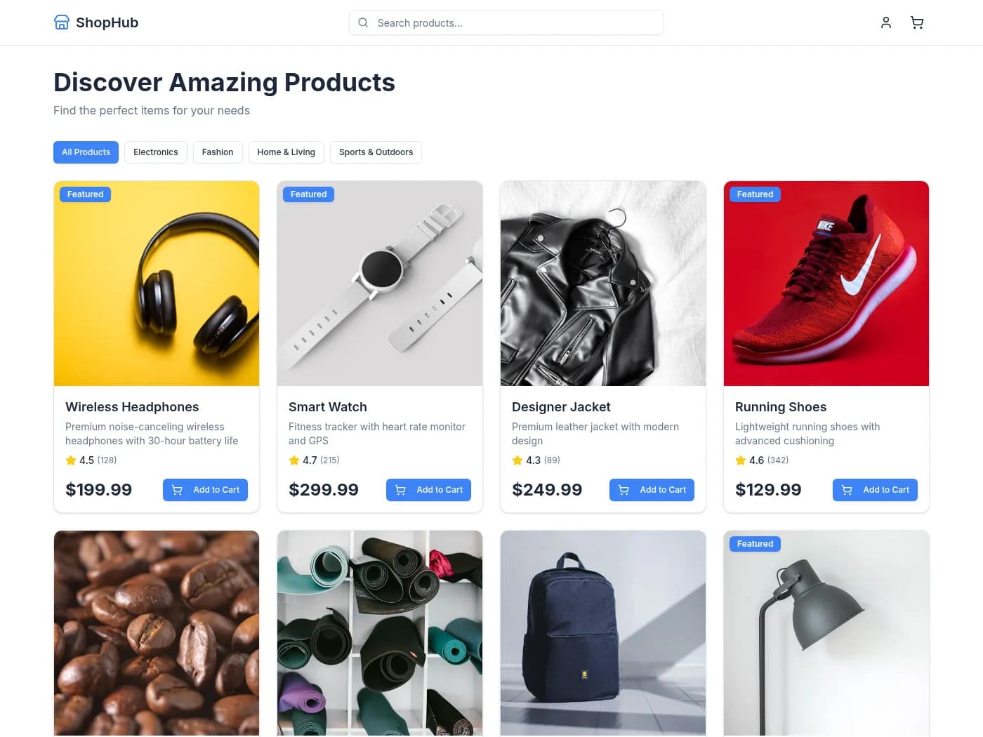 Full-Stack Shopping Platform for Modern E-Commerce