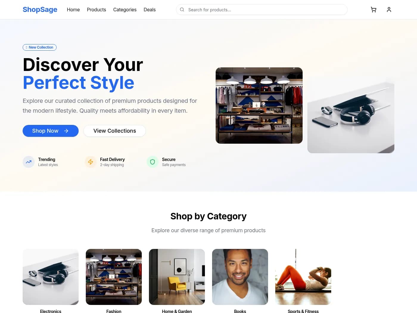ShopSage: High-Performance, Minimal E-Commerce Platform
