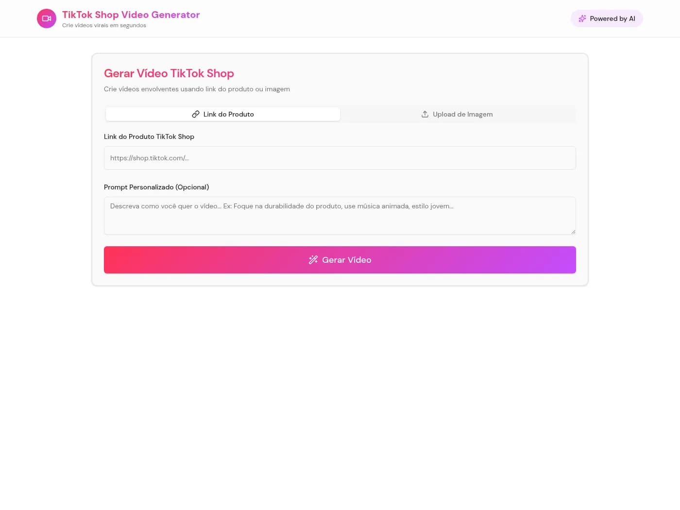 Short Video Generator for TikTok Shop