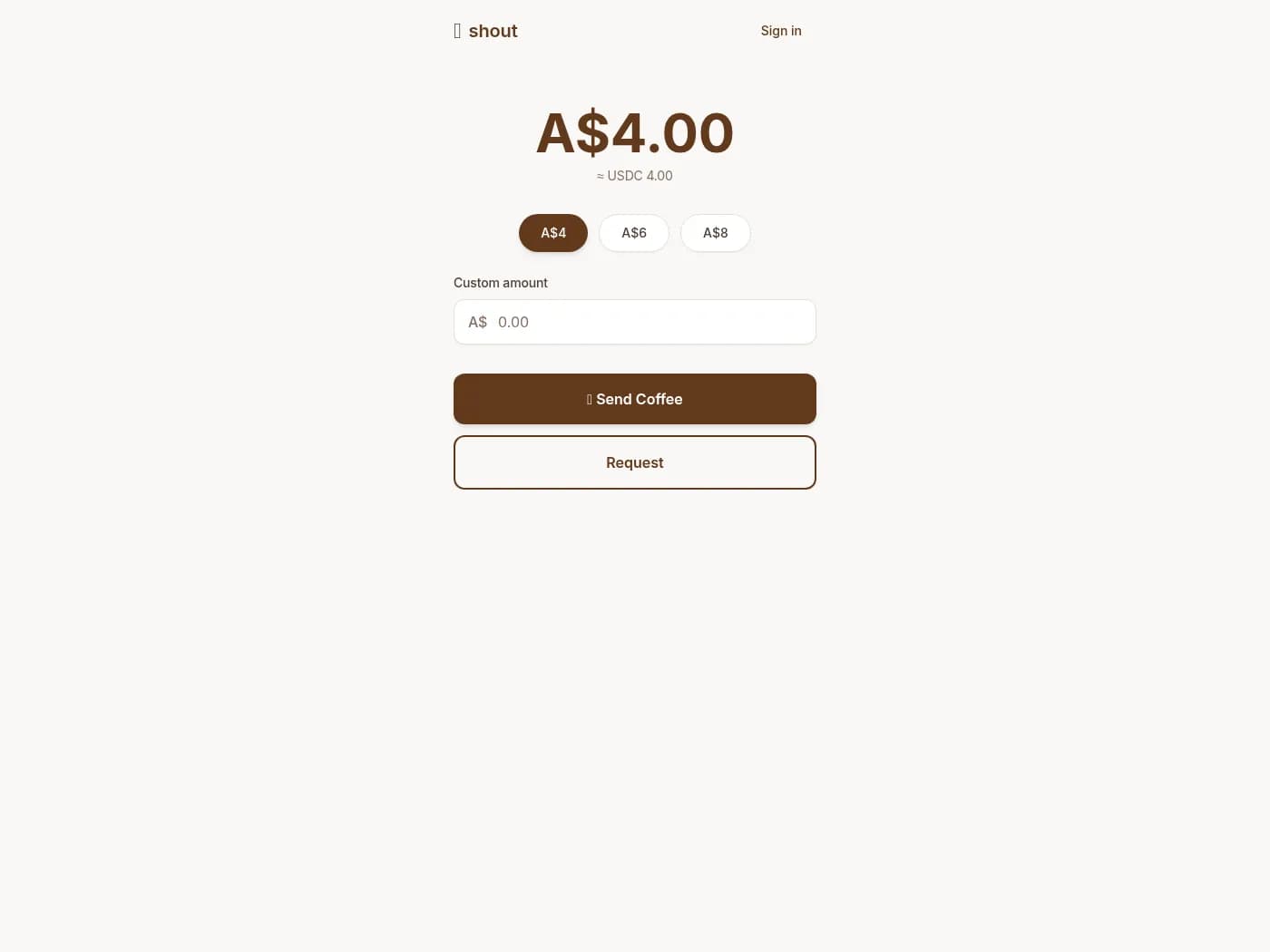 Shout – Coffee Money App for Casual, Friendly Payments