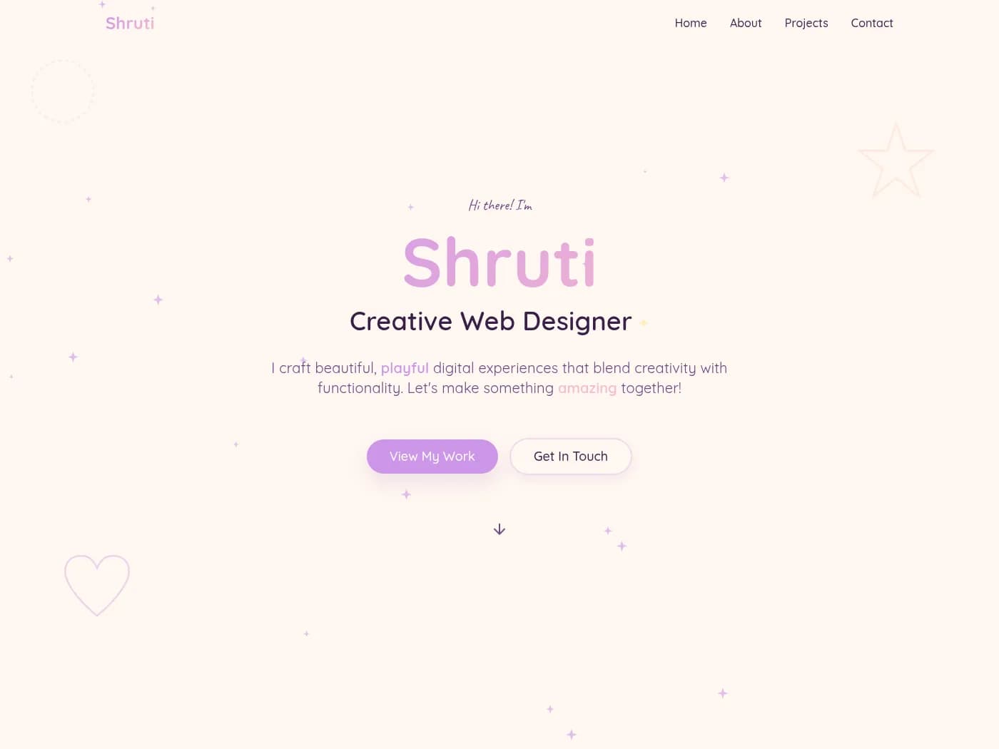 Shruti's Playful Pastel Portfolio