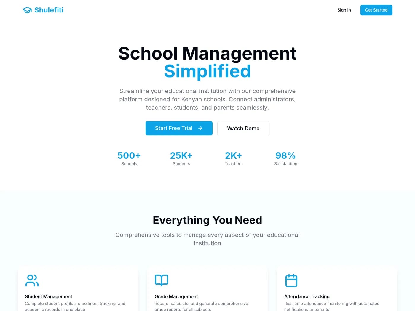 Shulefiti Kenya - School Management Simplified