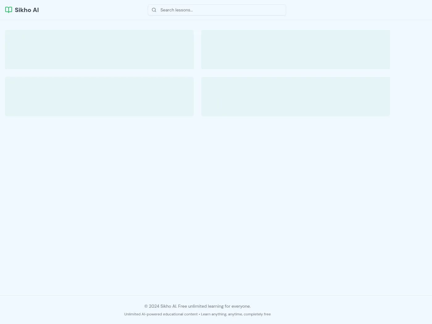 Sikho AI: Unlimited AI-Generated Learning Videos Platform