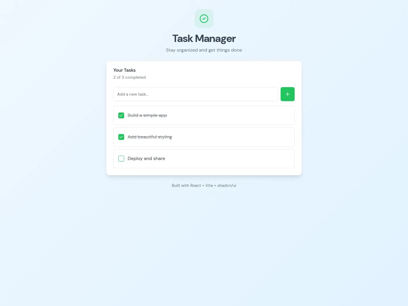 Simple App Starter