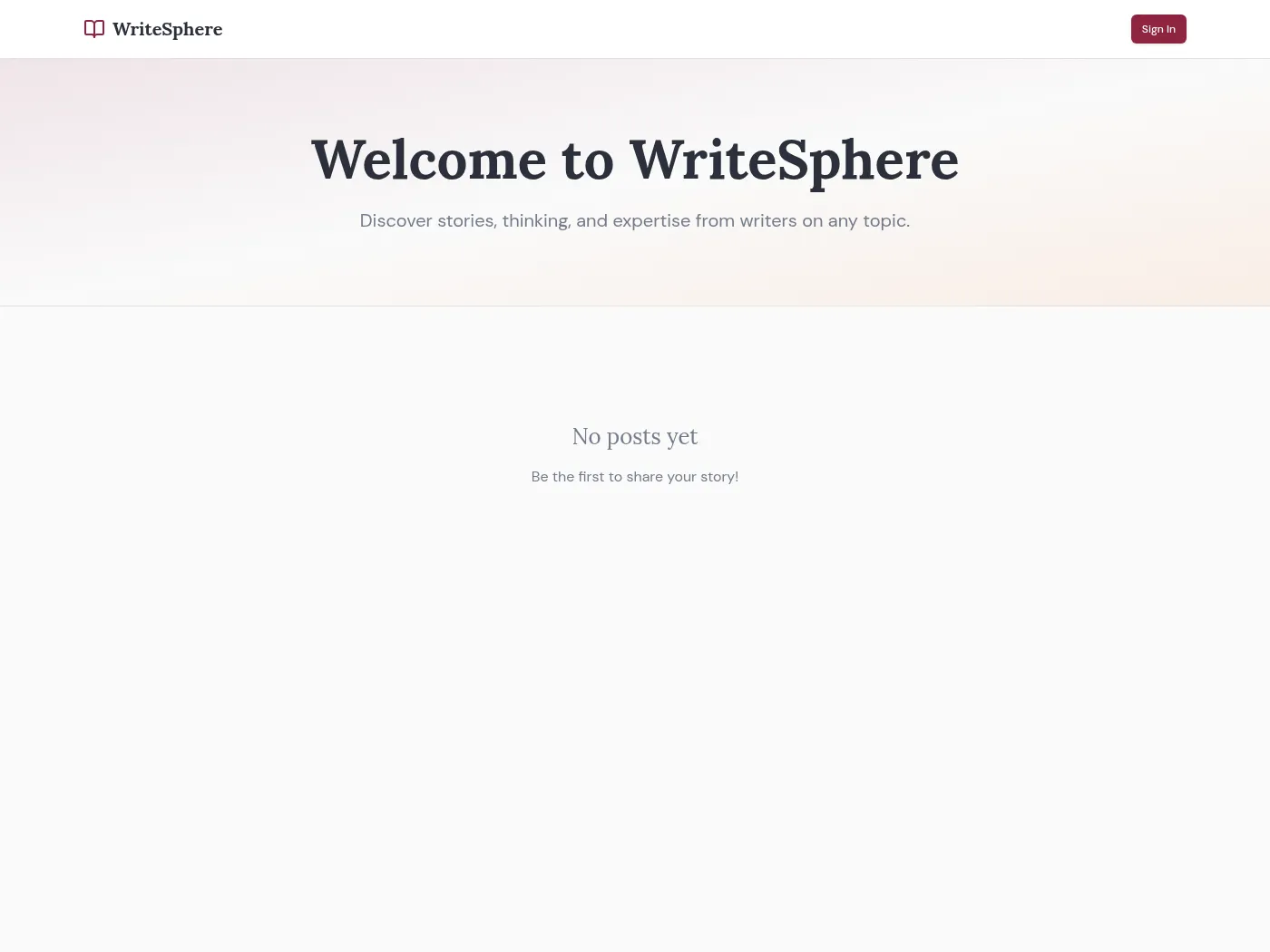 Simple Blog Creator
