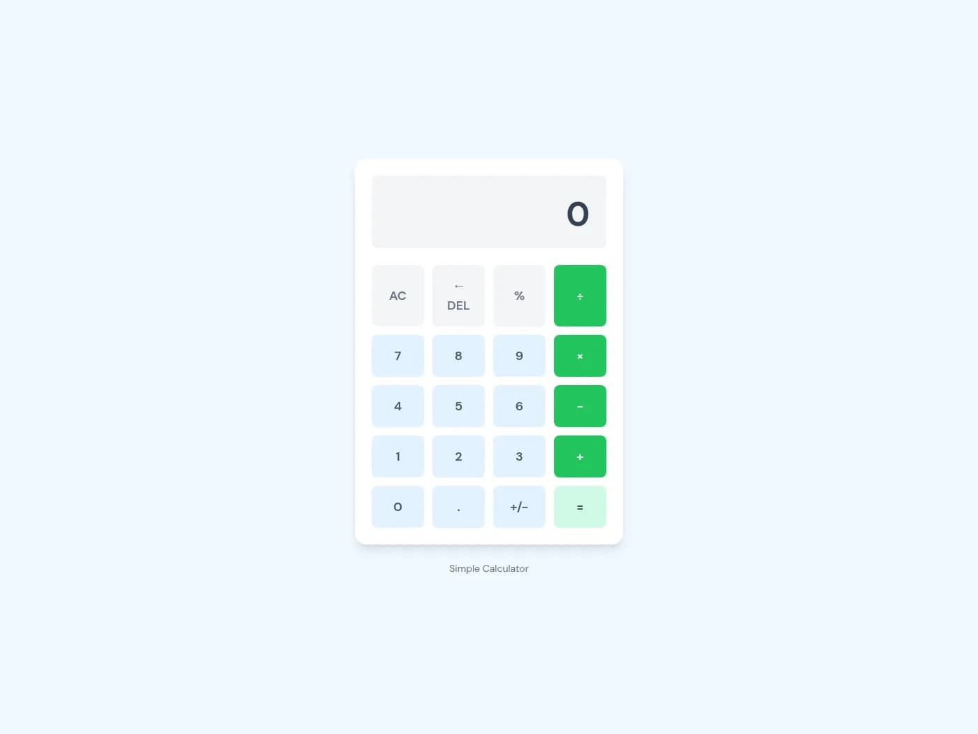 Simple Calculator