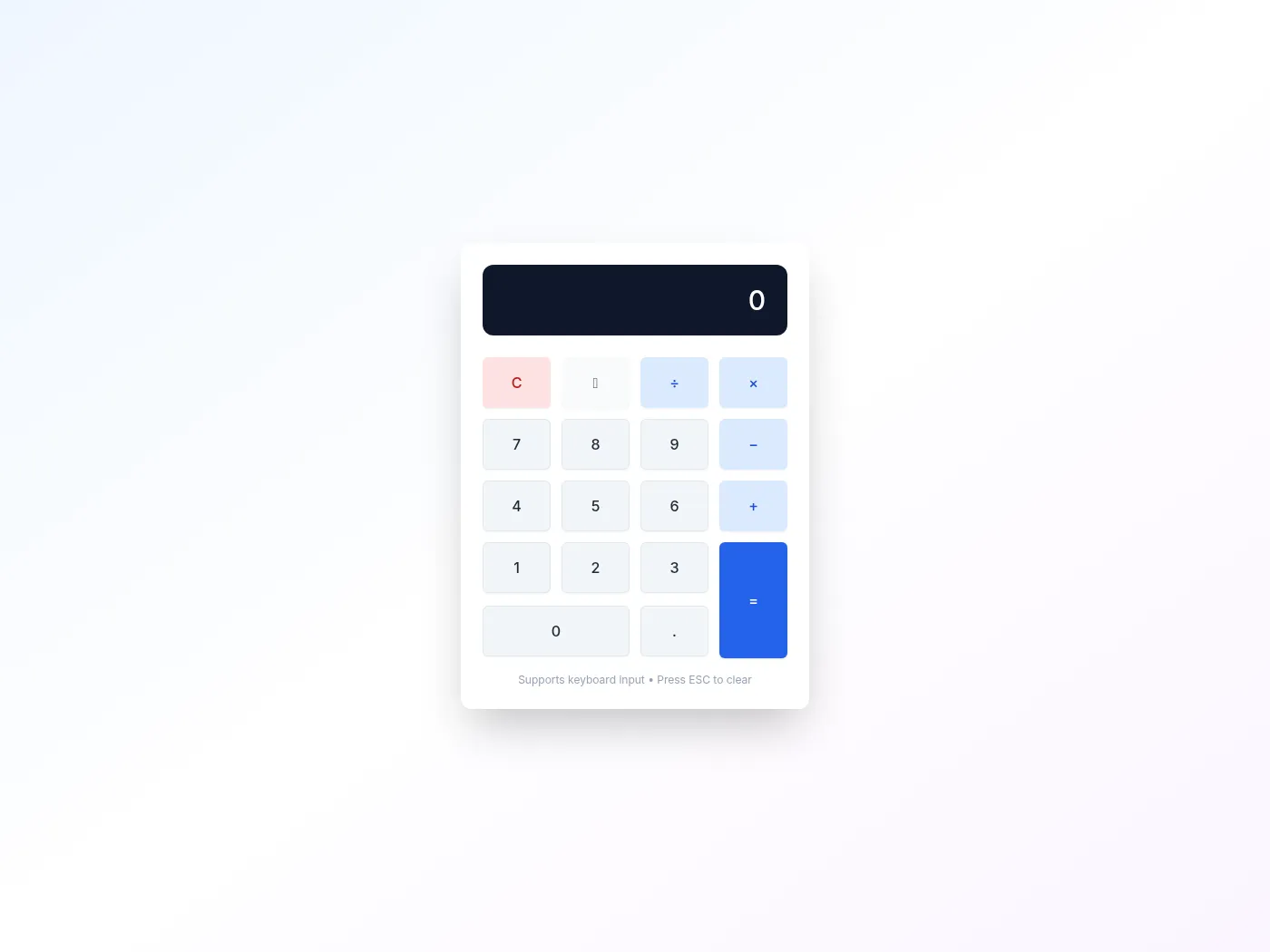 Simple Calculator App