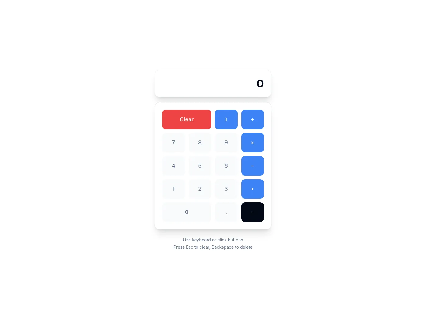 Simple Calculator App