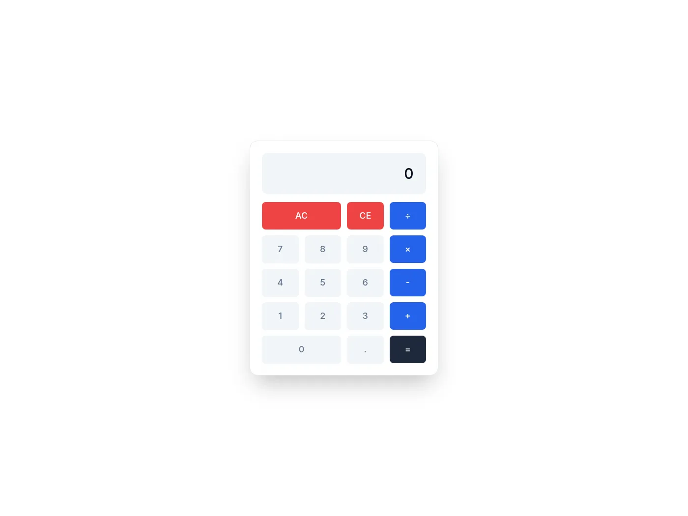 Simple Calculator Web App
