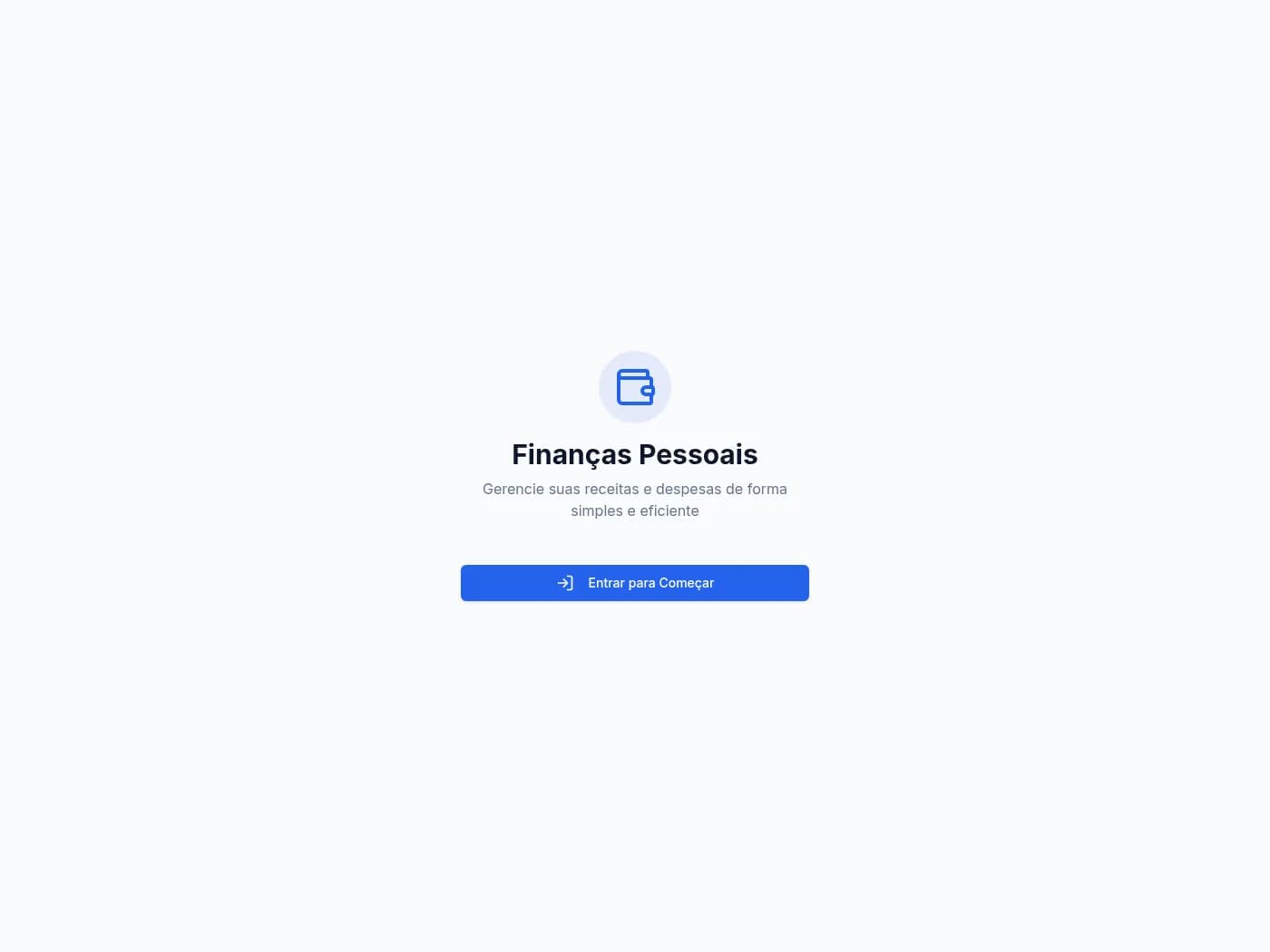 Simple Financial Management App