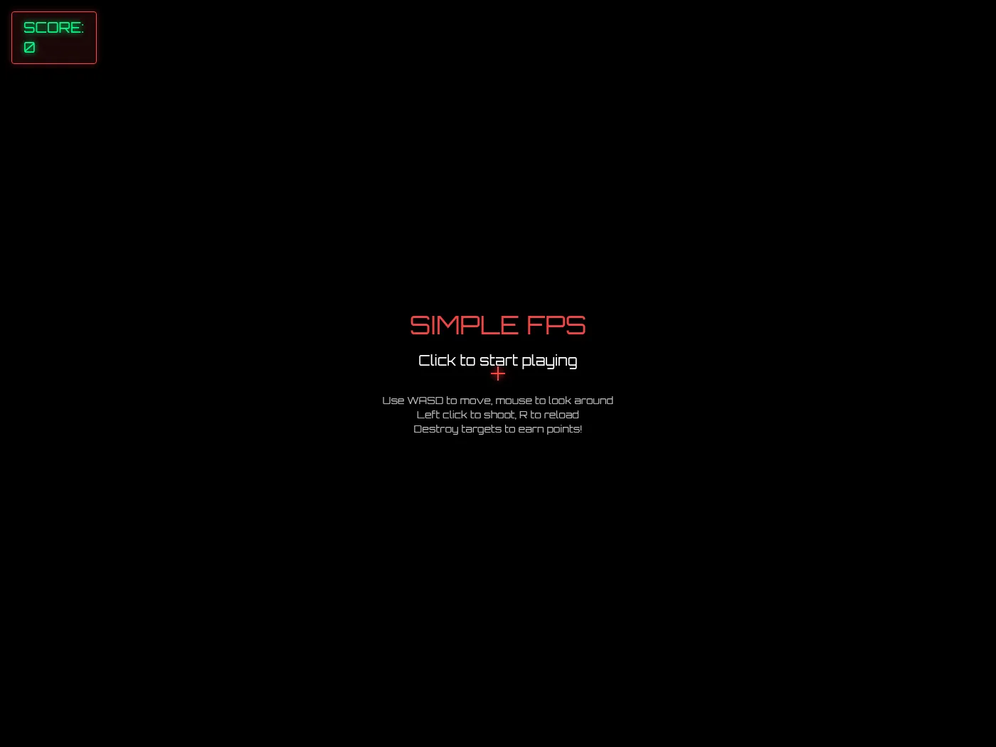 Simple First Person Shooter Game