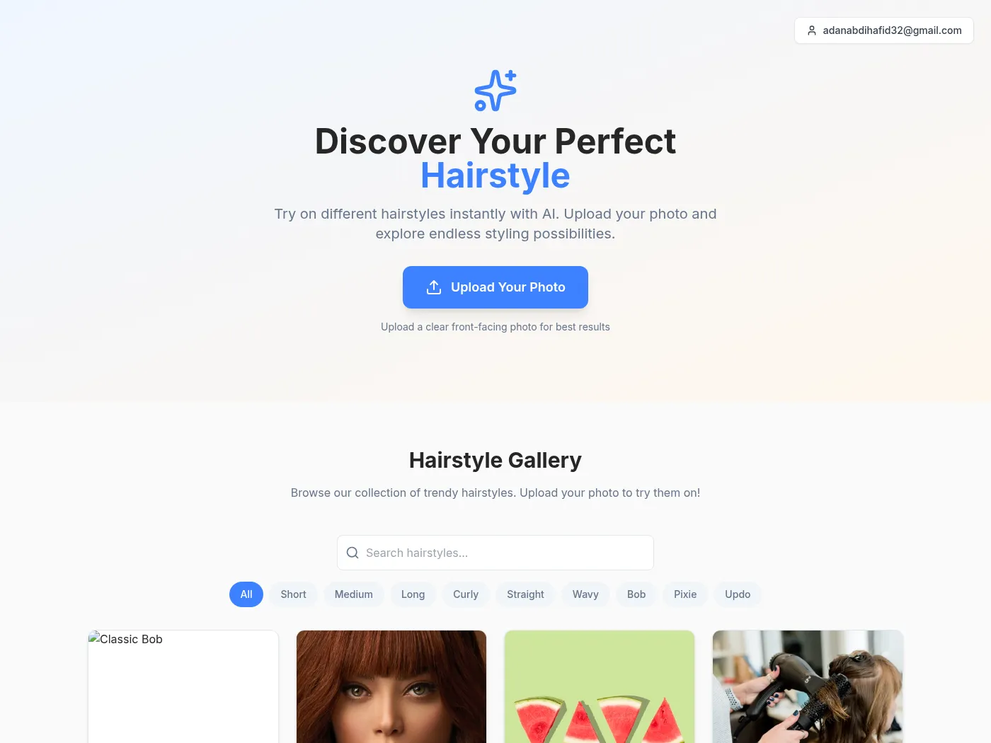 Simple Hairstyle App
