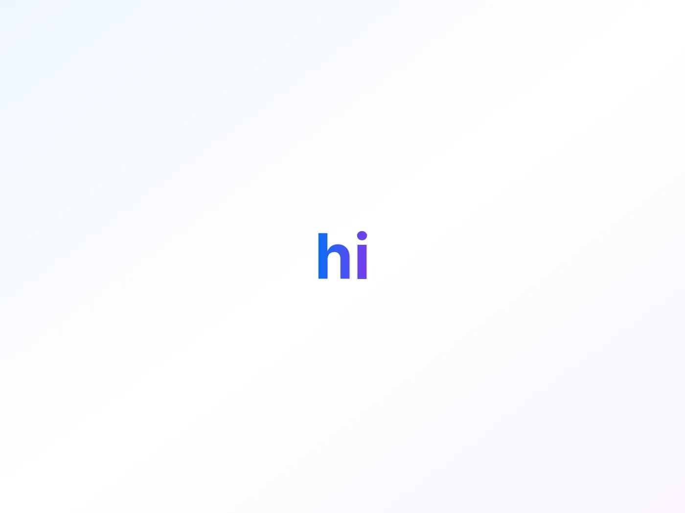 Simple Hi Printer Web App