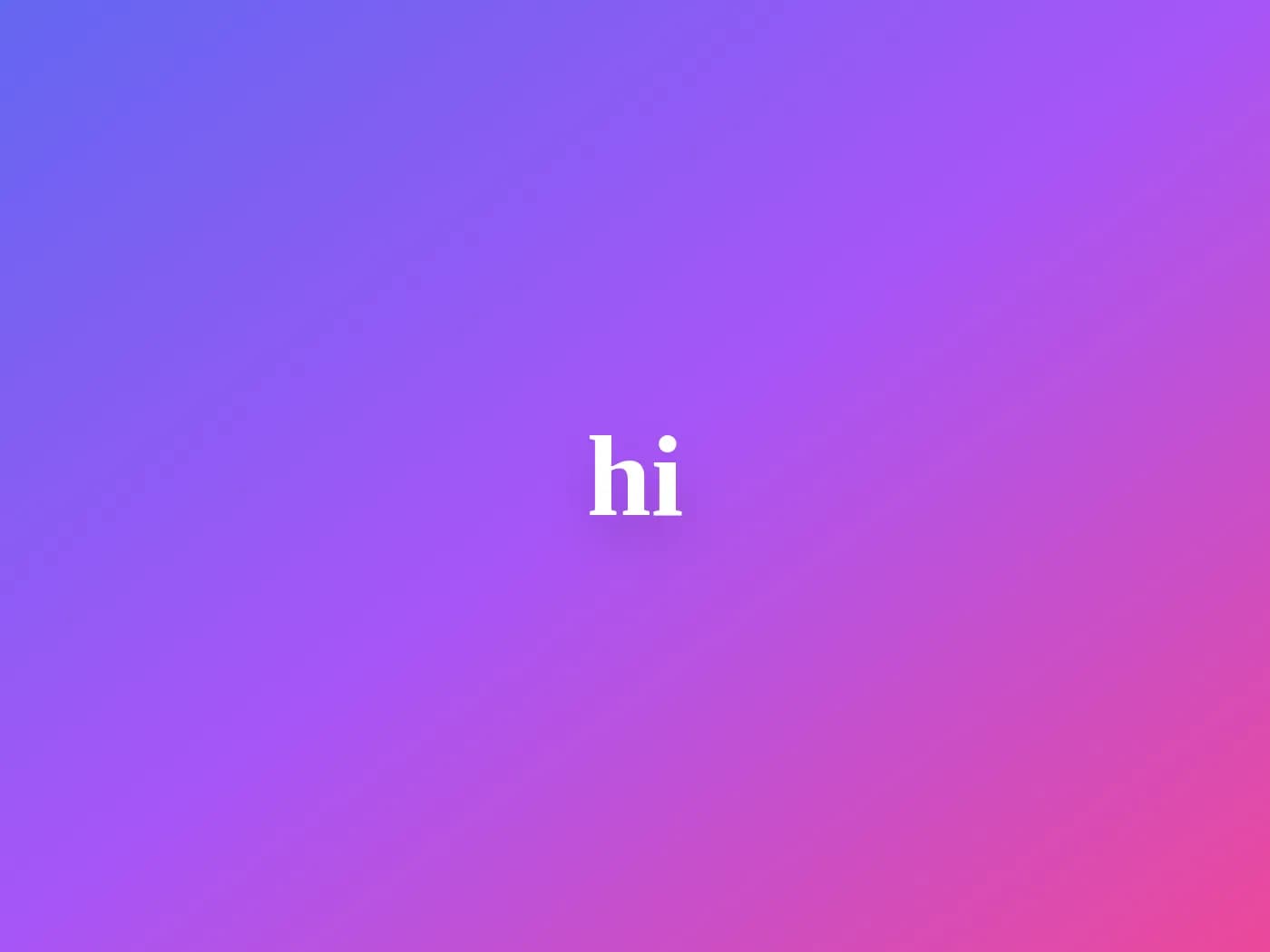 Simple Hi Printer