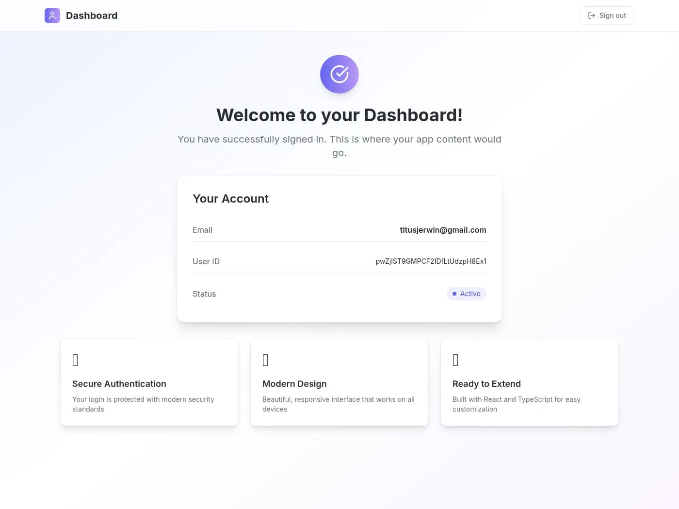 Simple HTML Login Page