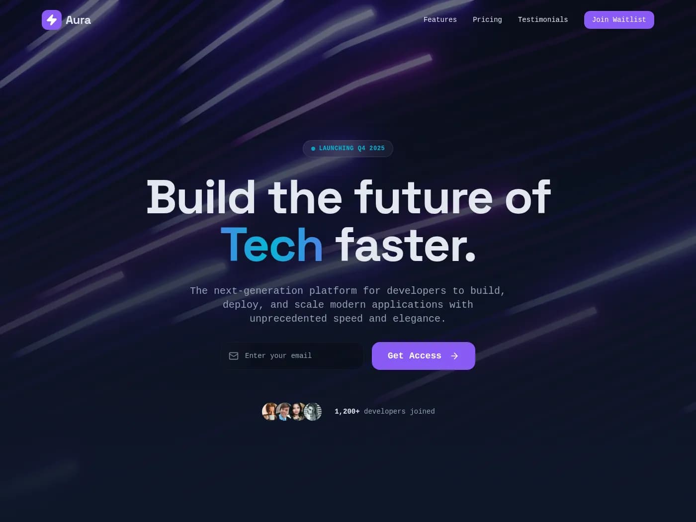 Simple Landing Page