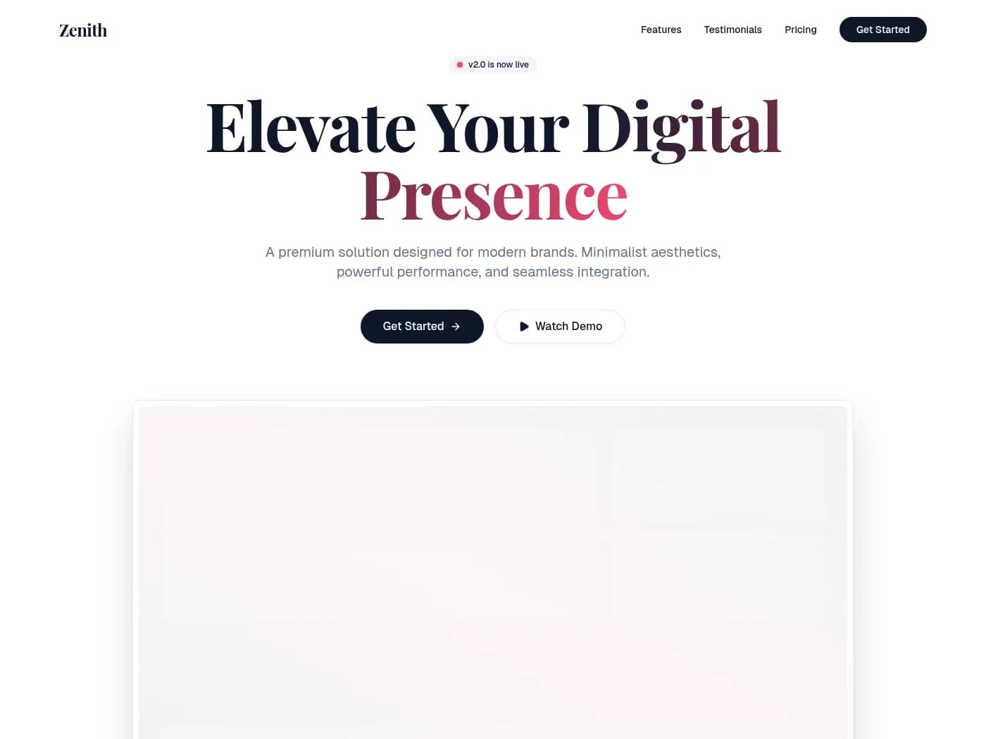 Simple Landing Page