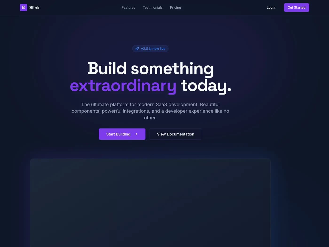 Simple Landing Page