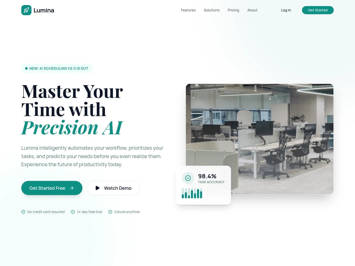 Sleek Landing Page